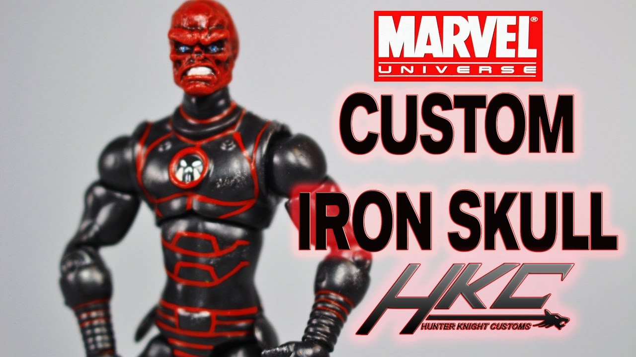 Custom IRON SKULL Marvel Universe 3.75 inch scale figure by Hunter ...