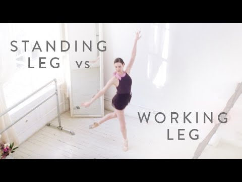 Ballet Glossary Standing vs Working Leg - YouTube