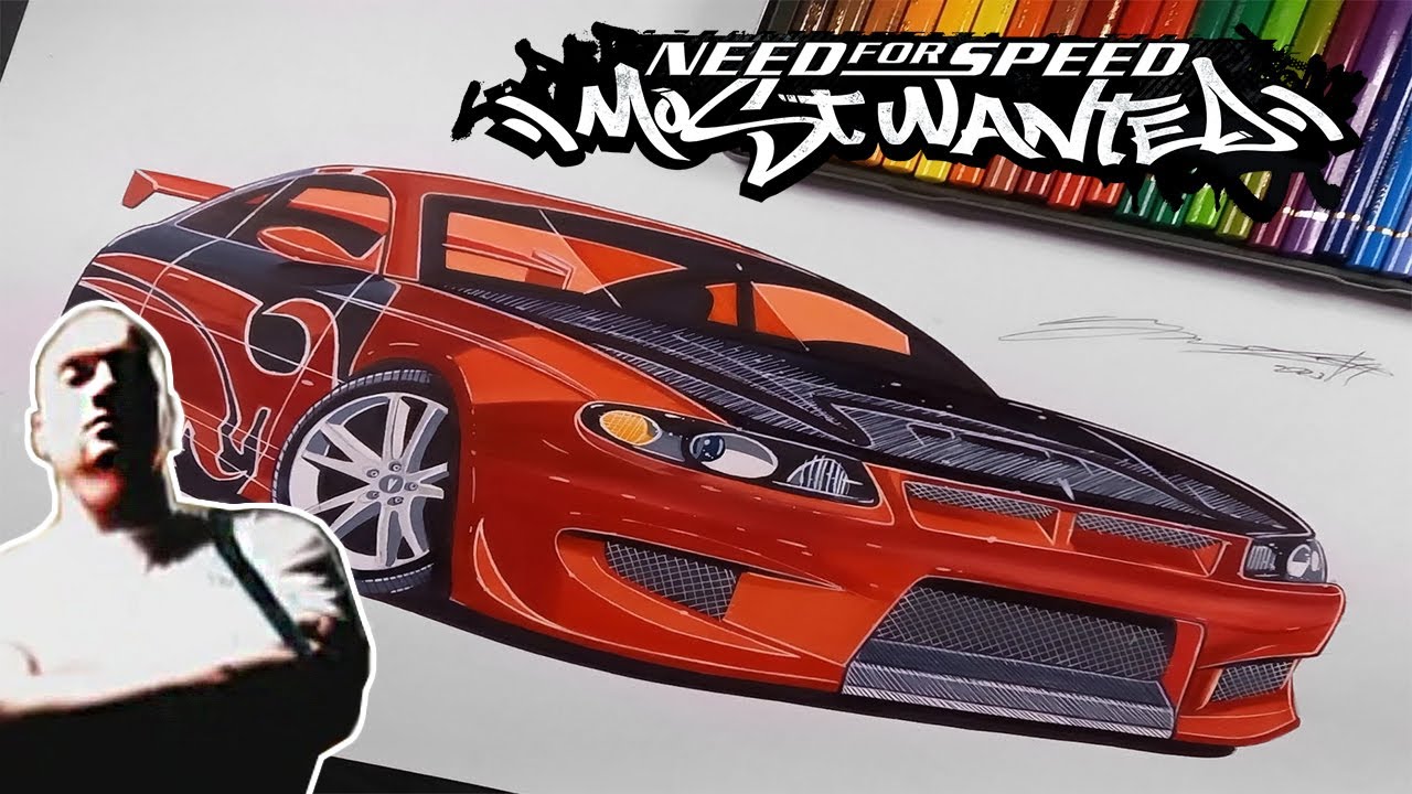NFS MOST WANTED ROG`S PONTIAC GTO | Drawing Time Lapse - YouTube