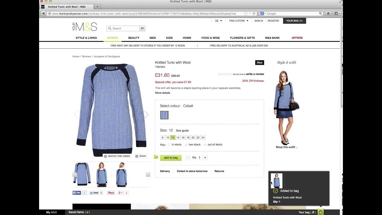 A tour of Marks & Spencer's new website - YouTube
