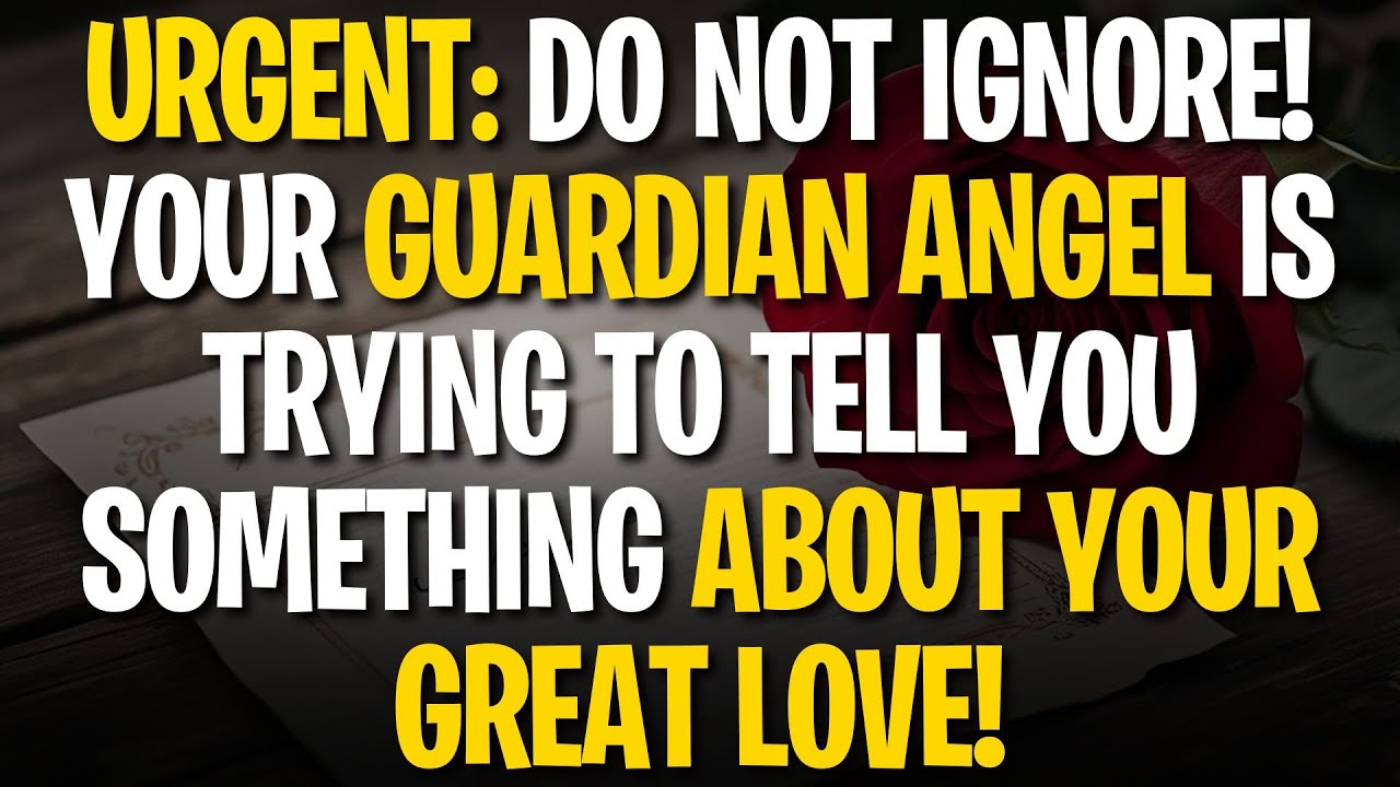 URGENT: DO NOT IGNORE! YOUR GUARDIAN ANGEL IS TRYING TO TELL YOU ...