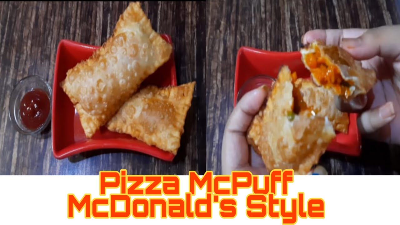 Pizza McPuff- McDonalds Style | वेज पिज़्ज़ा पफ | Veg Pizza Puff Recipe ...