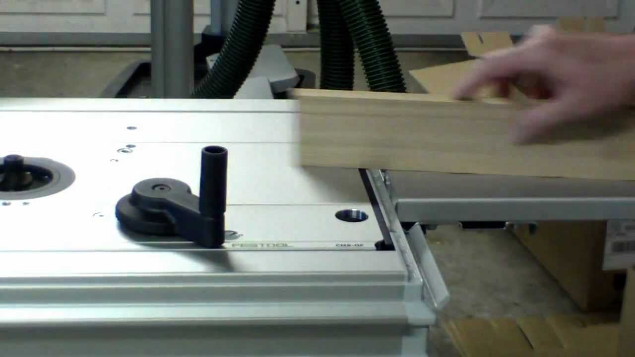 Festool CMS w/ KAPEX UG Extension Wing - YouTube