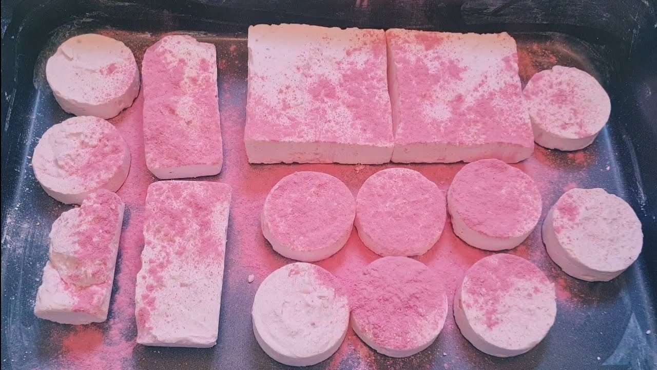 Pink Gym Chalk blocks and random reforms | Oddly Satisfying | Sleep Aid ...