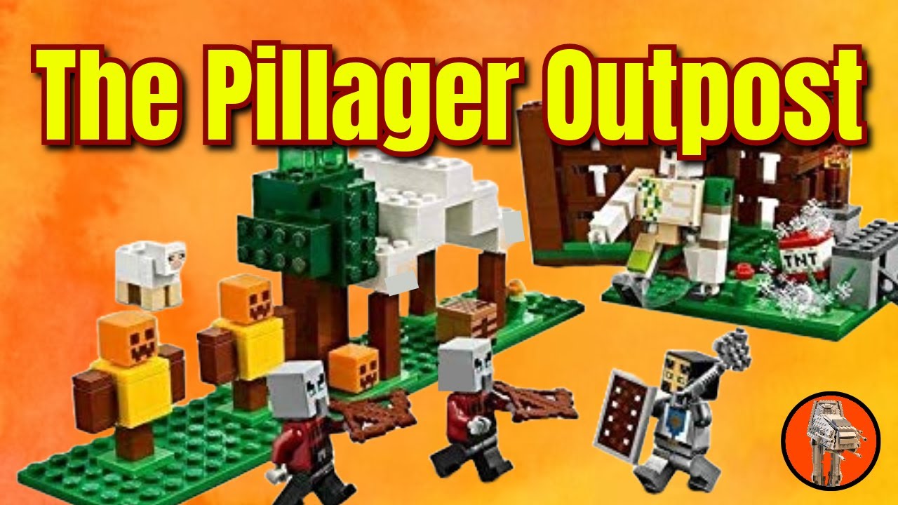 LEGO MINECRAFT: The Pillager Outpost Review! - Set #21159 - YouTube
