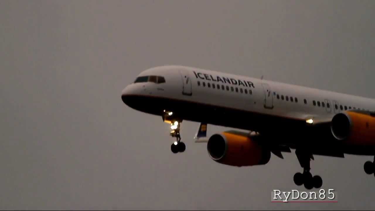 Sea-Tac (SEA) Boeing 757 Crosswind Arrivals Runway 16L - Icelandair ...