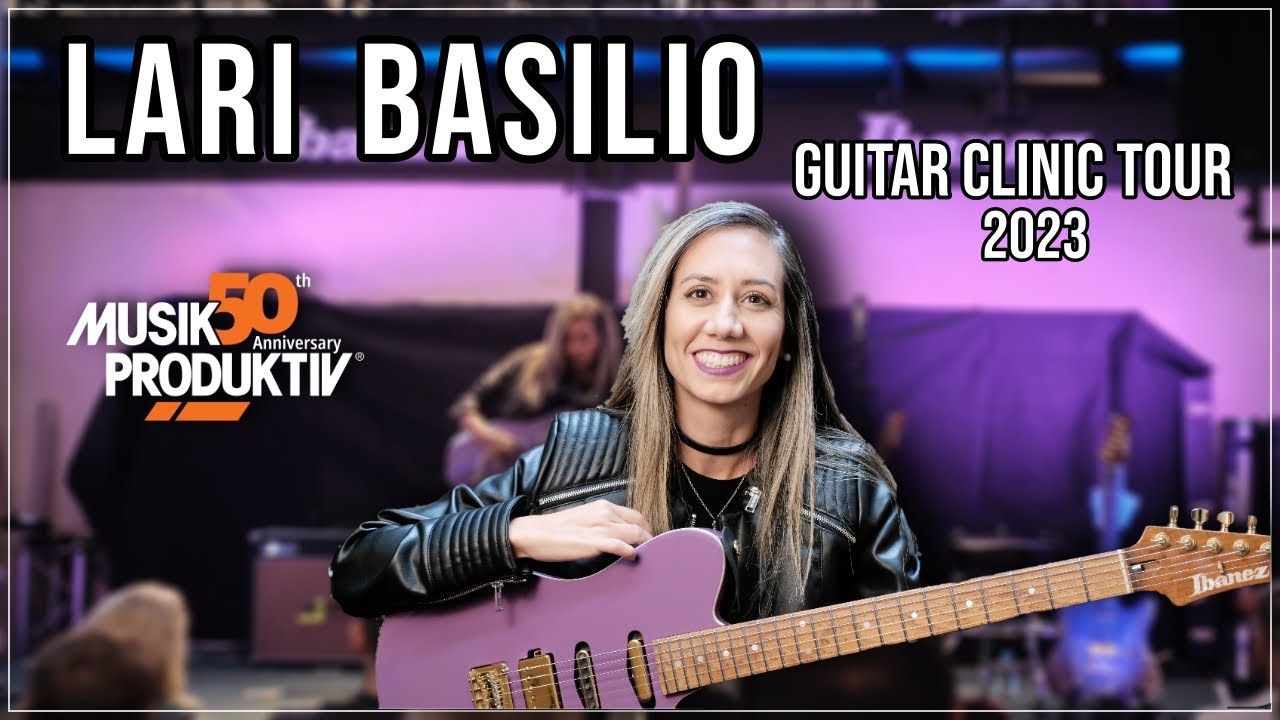 Interview with Lari Basilio (Guitar Clinic Tour 2023 | Musik Produktiv ...