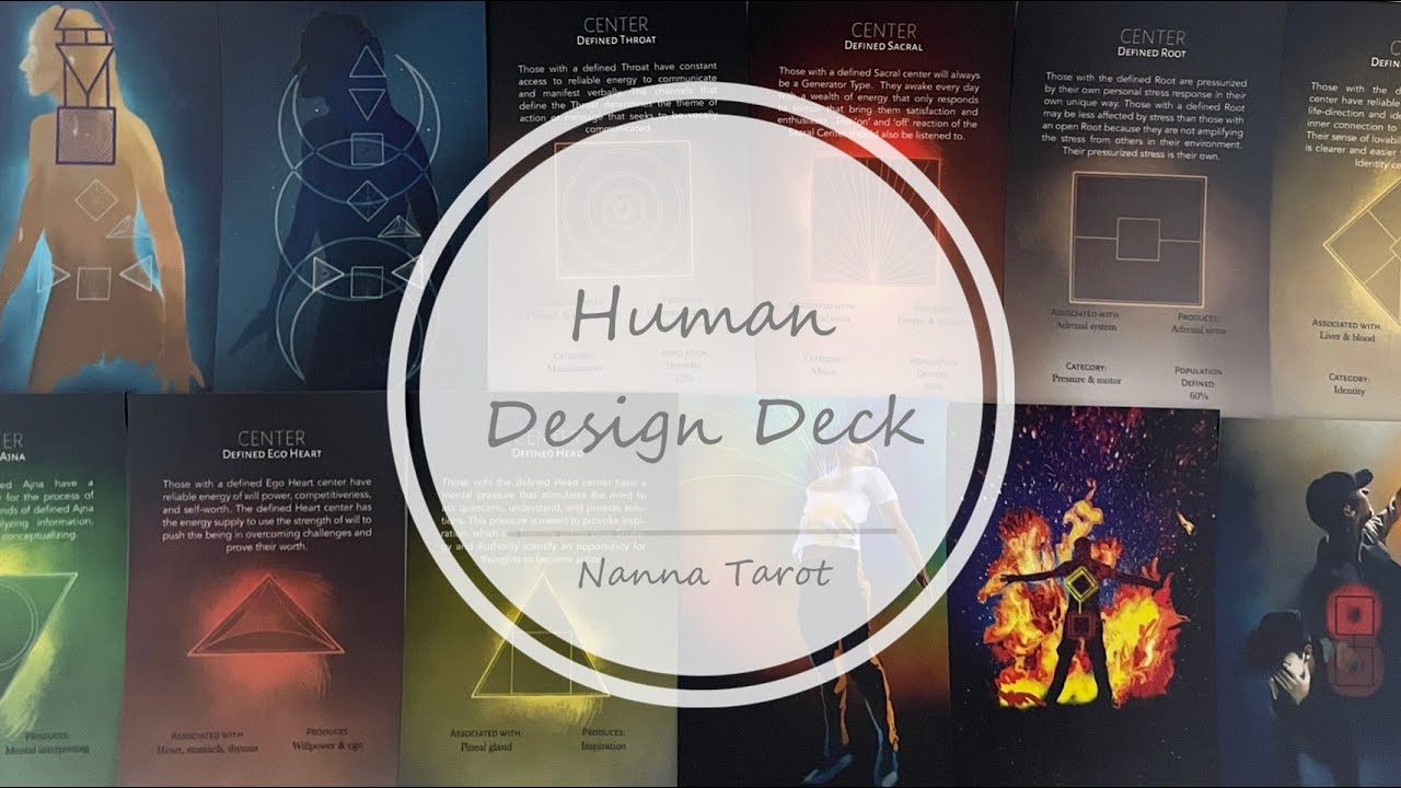 開箱 🥀 人類圖牌組 • Human Design Deck // Nanna Tarot - YouTube