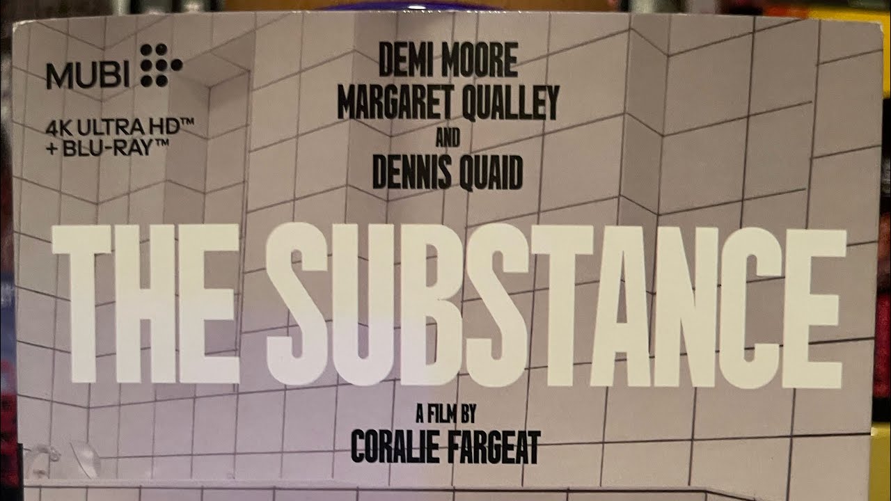 The Substance 4k ultra hd blu ray unboxing 2024 with slip cover Demi ...