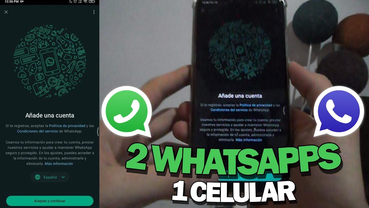 2 WhatsApp en un mismo CELULAR Dual SIM Oficial sin INSTALAR APPS - YouTube