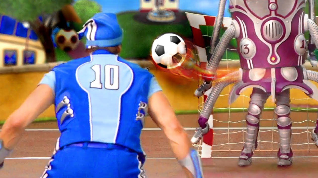 LazyTown - S1E24 - Voetbal Veldslag | Voetbal Robot - YouTube
