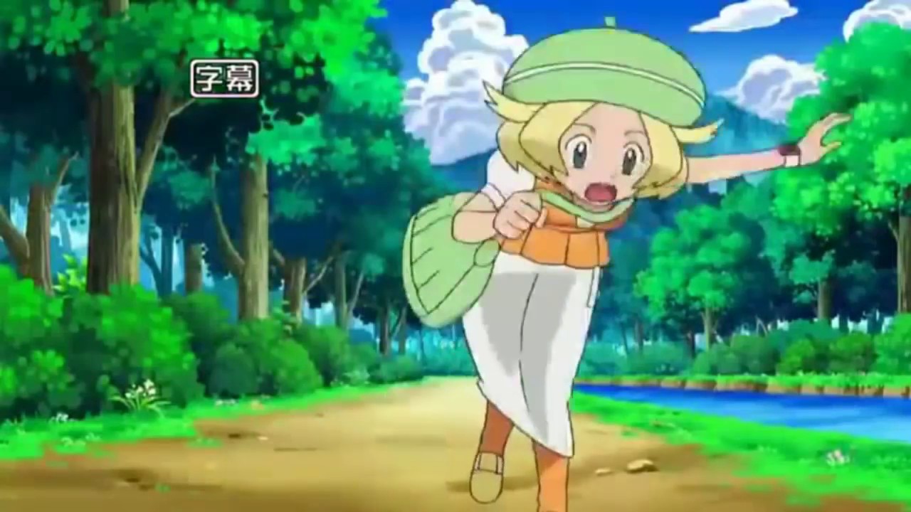 Bianca empuja a ash - YouTube