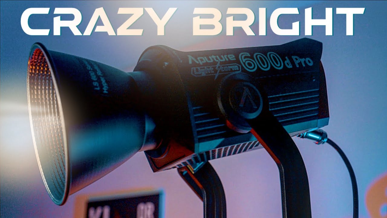 This Light is CRAZY BRIGHT!!! Aputure 600D Pro Review - YouTube