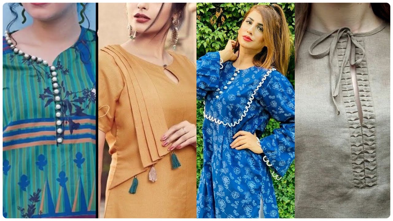 Latest Casual neck designs 2021 | Trendy neck design 2021| Kurti neck ...