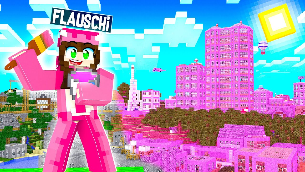 Minecraft Stadt #053 - DIE STADT WIRD PINK - YouTube