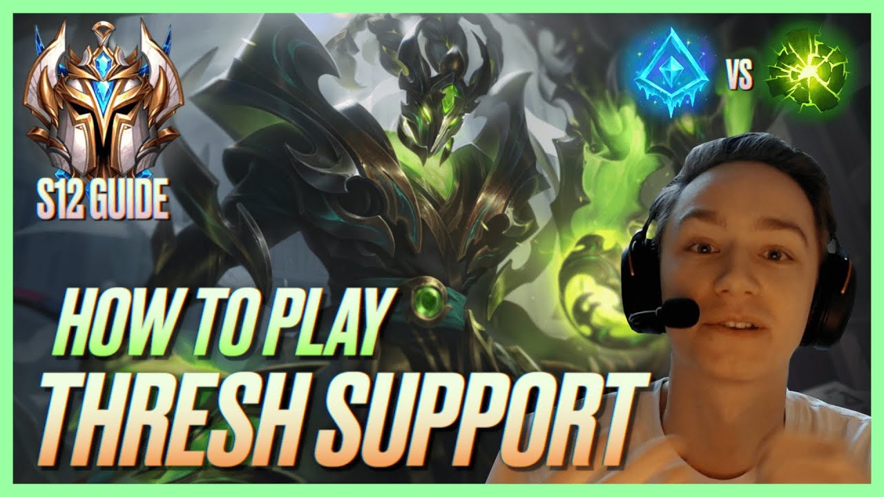 HOW TO PLAY GLACIAL THRESH SUPPORT SEASON 12 | Best Build & Runes ...