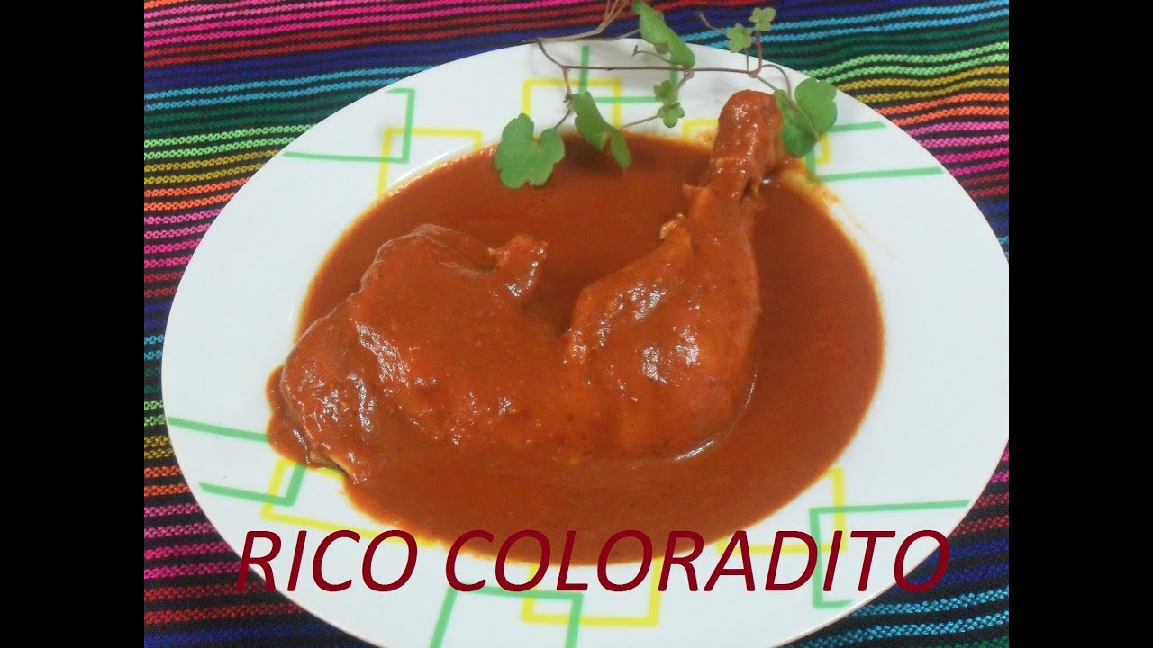 RECETA DE COLORADITO (LOS ANGELES COCINAN ) - YouTube