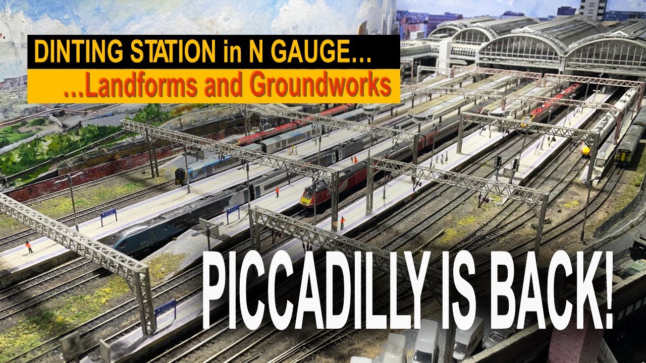DINTING STATION in N GAUGE – Landforms and Groundworks - YouTube