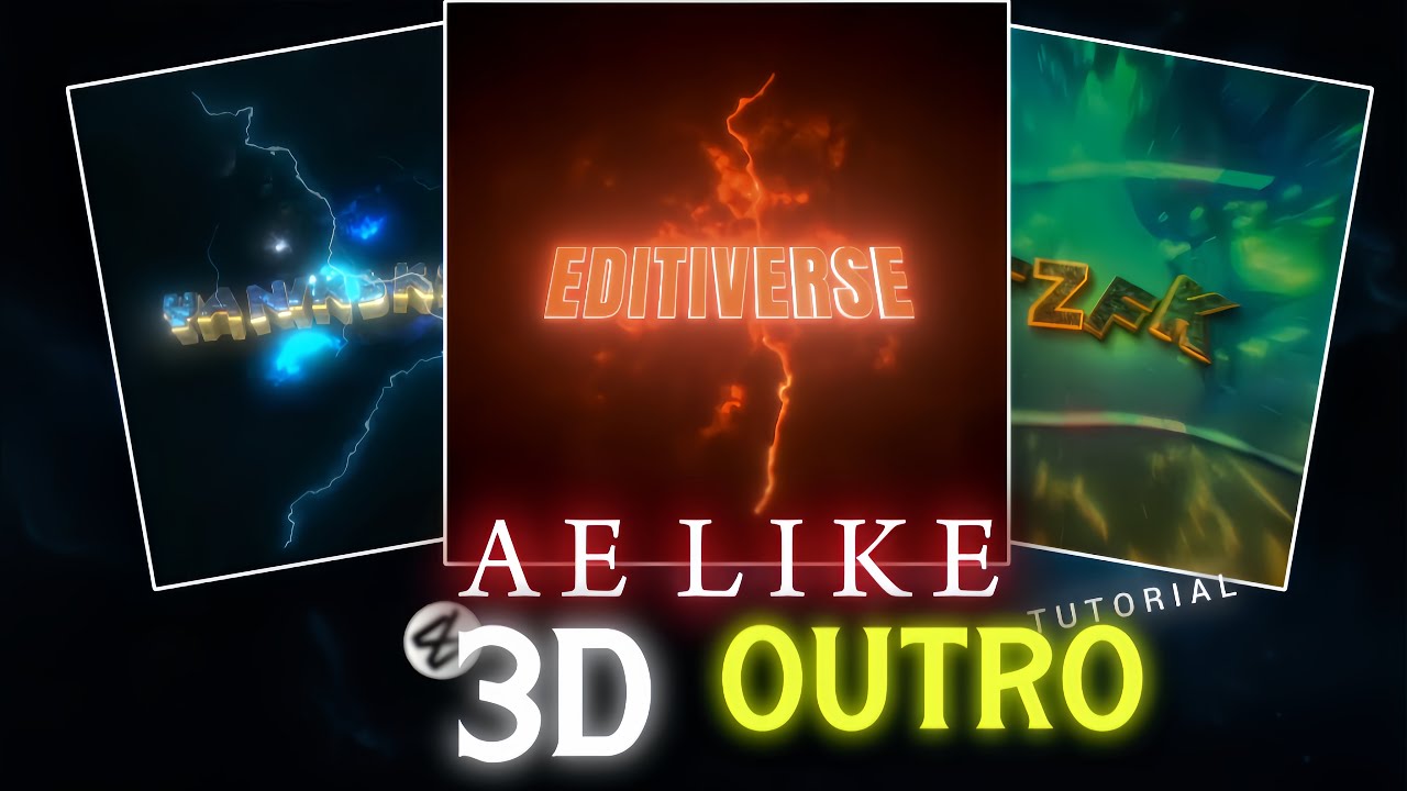 How To Make 3D Outro On Capcut | Full Tutorial 🔥🔥 - YouTube