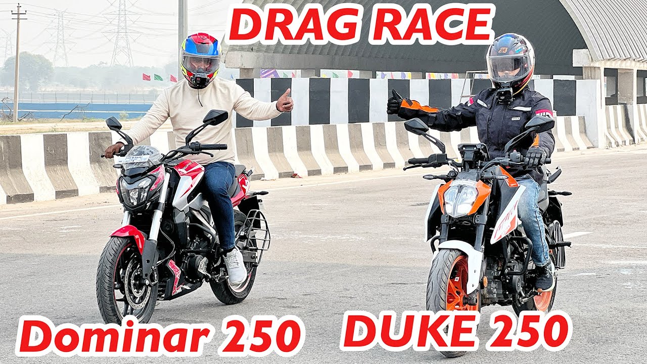 KTM Duke 250 VS Dominar 250 DRAG Race 🔥 Aayush ssm - YouTube