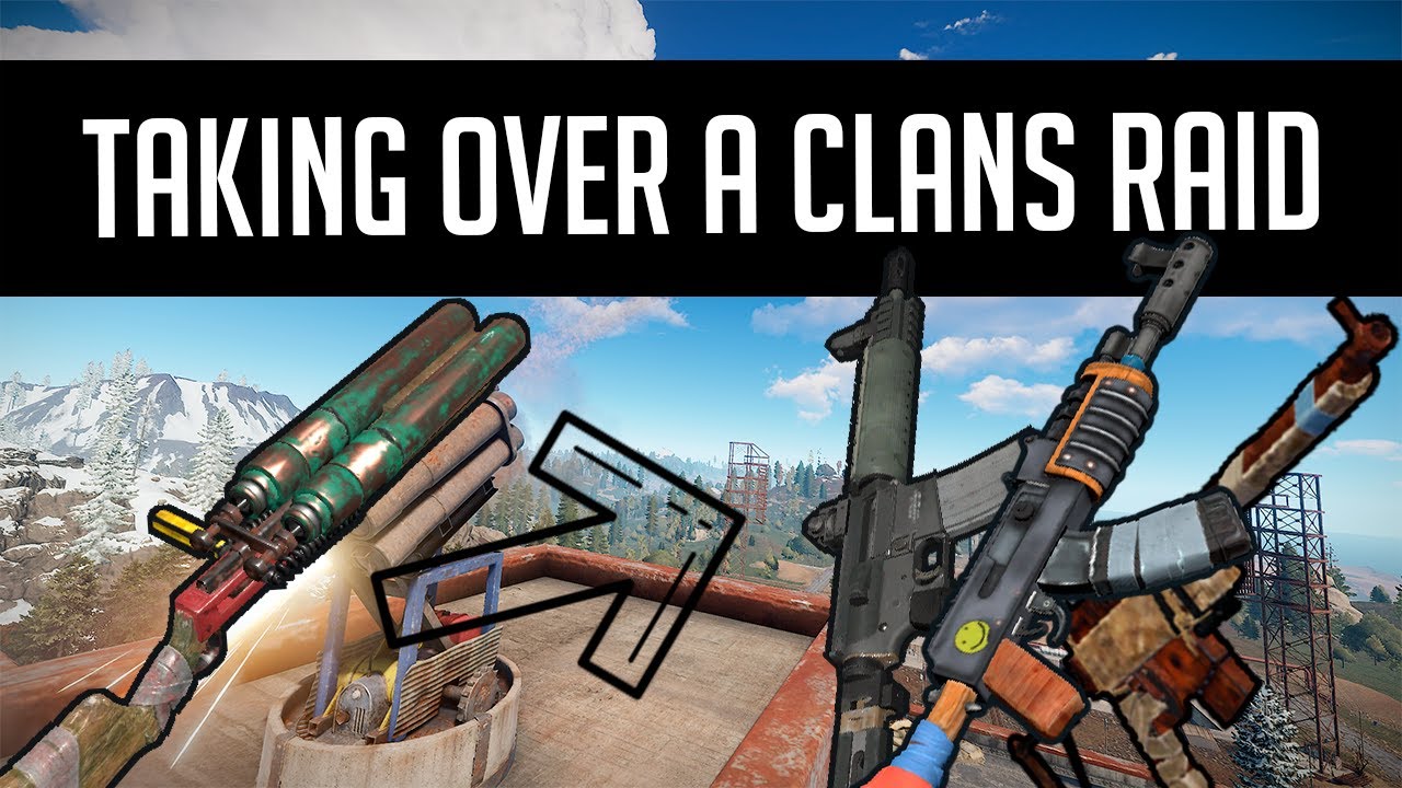 TAKING OVER A CLANS RAID - Rust vanilla BR long - YouTube