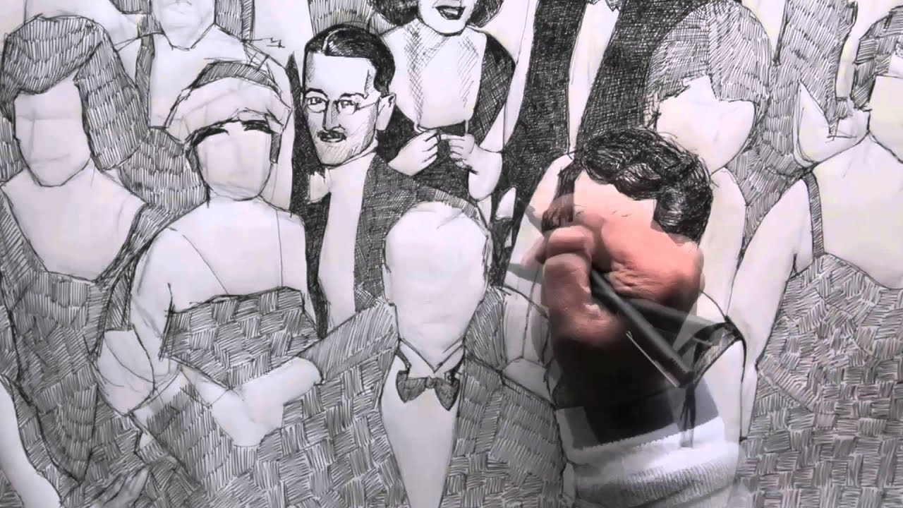 The Shining - Final Image Time Lapse Drawing - YouTube