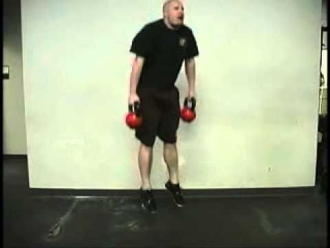 Kettlebell Squat Jump Shrug - YouTube