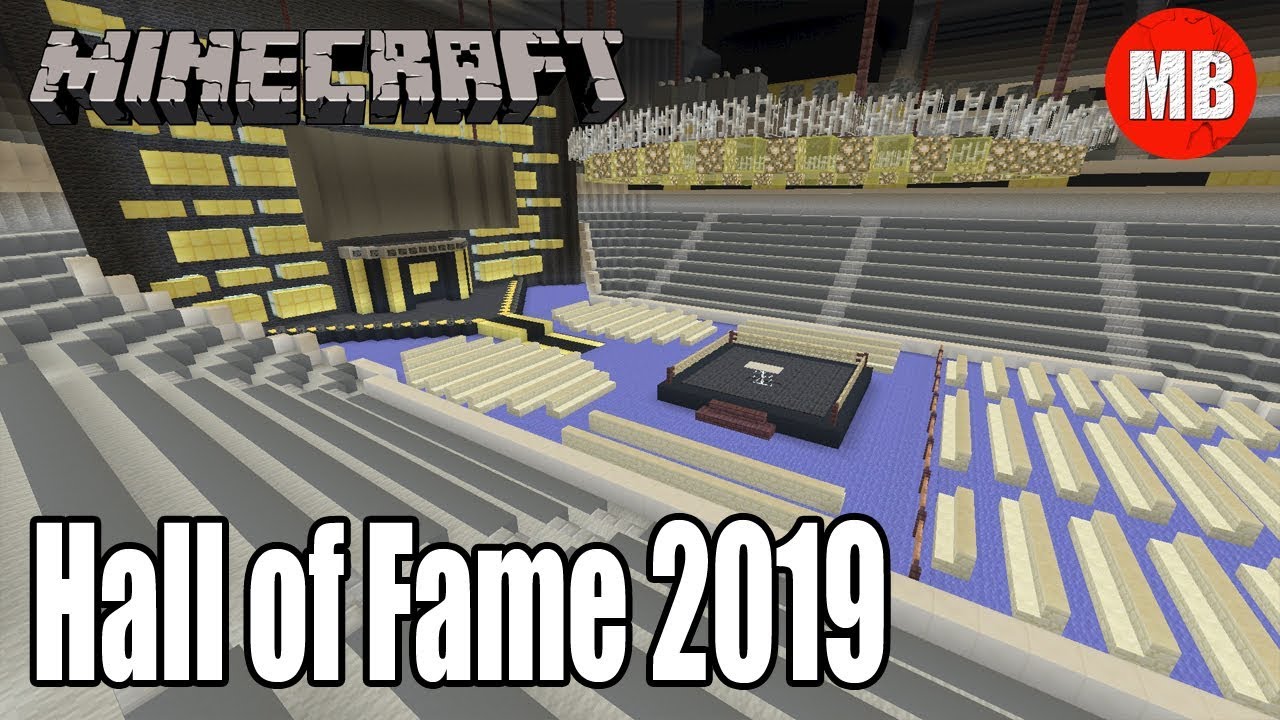WWE Minecraft Arena | Hall of Fame 2019 - YouTube