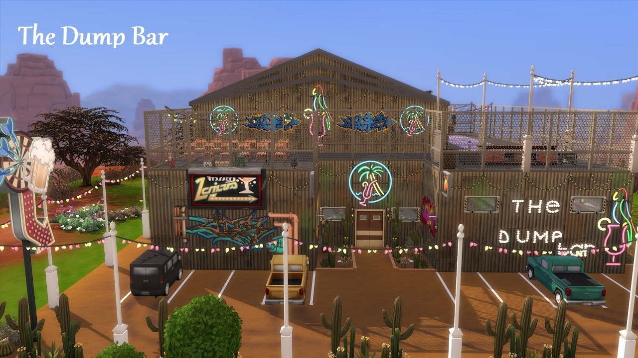 The Dump Bar| The Sims 4 Speed build Strangerville - YouTube