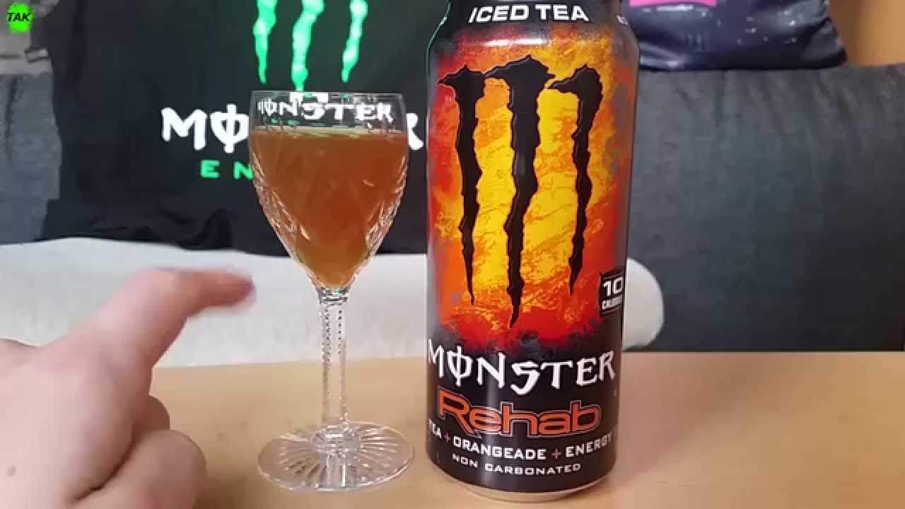LET´S DRINK: MONSTER REHAB ORANGEADE "ICED TEA" (USA) - YouTube