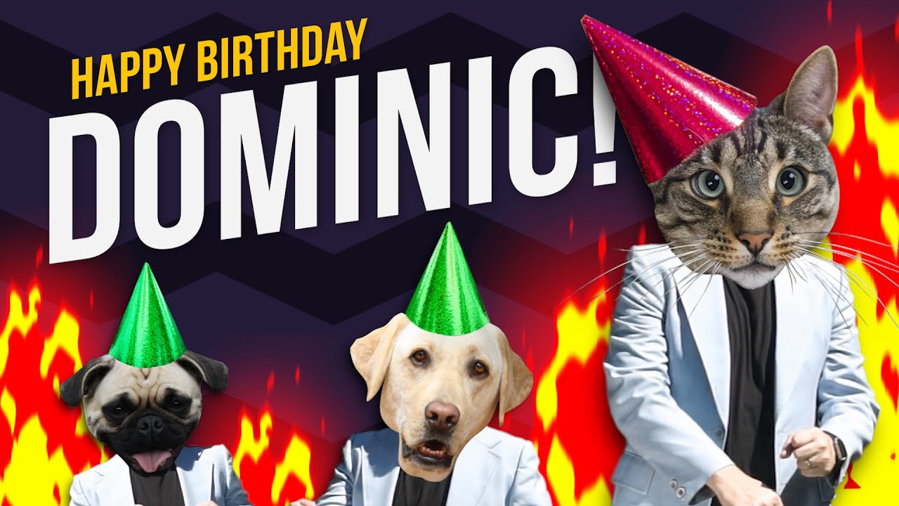 Happy Birthday Dominic - Its time to dance! - YouTube