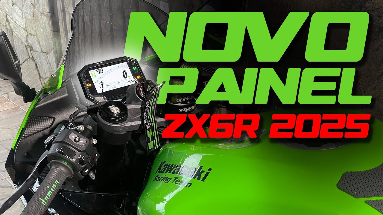 CONHEÇA O NOVO PAINEL DA ZX6R 2025 - YouTube