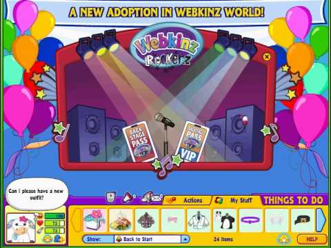 Adopting my Webkinz Rockerz Cow - YouTube