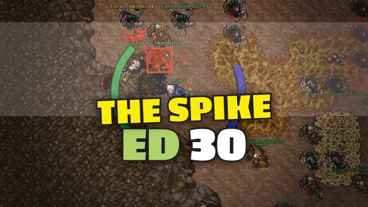 The Spike - ED 30 solo - Tibia hunting - YouTube