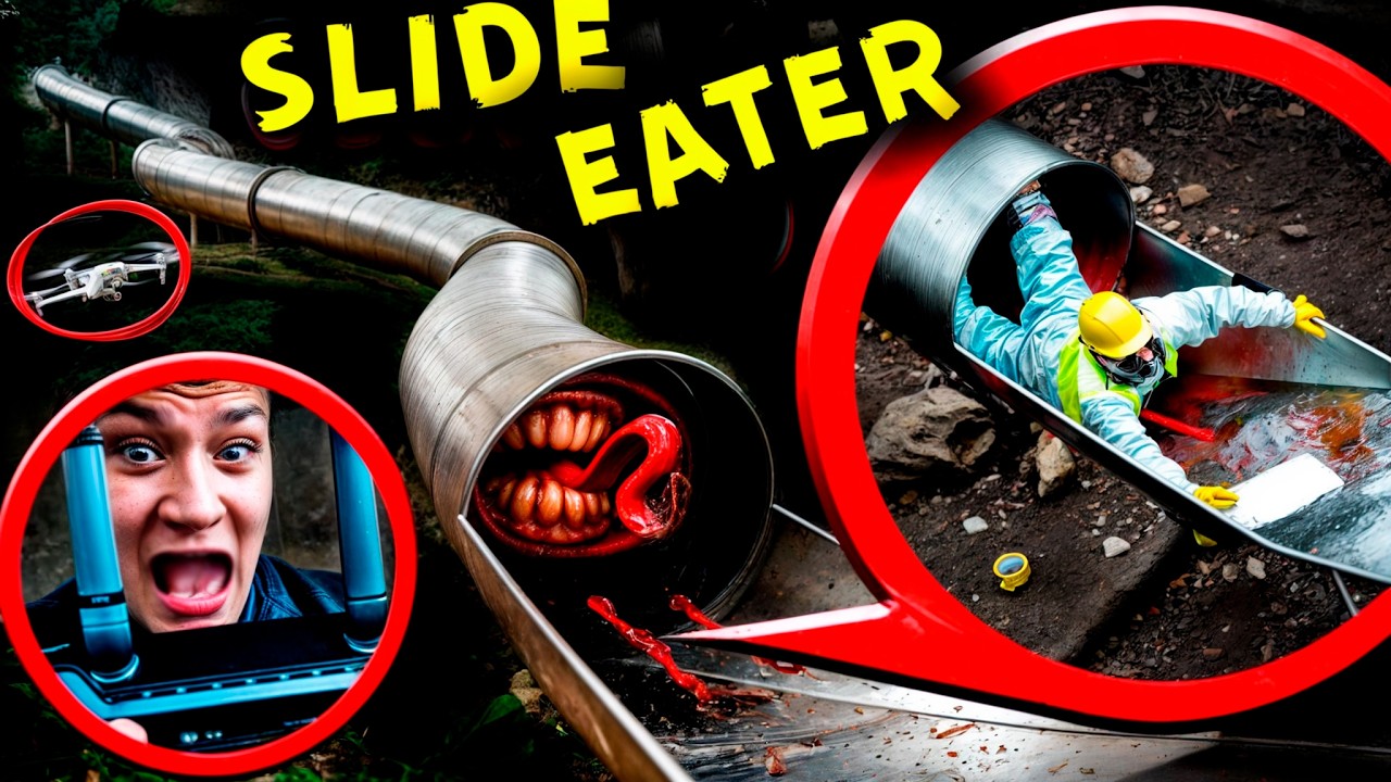 SLIDE EATER EAT HIM * My Drone Caught It on Camera - The Slide Eater ...