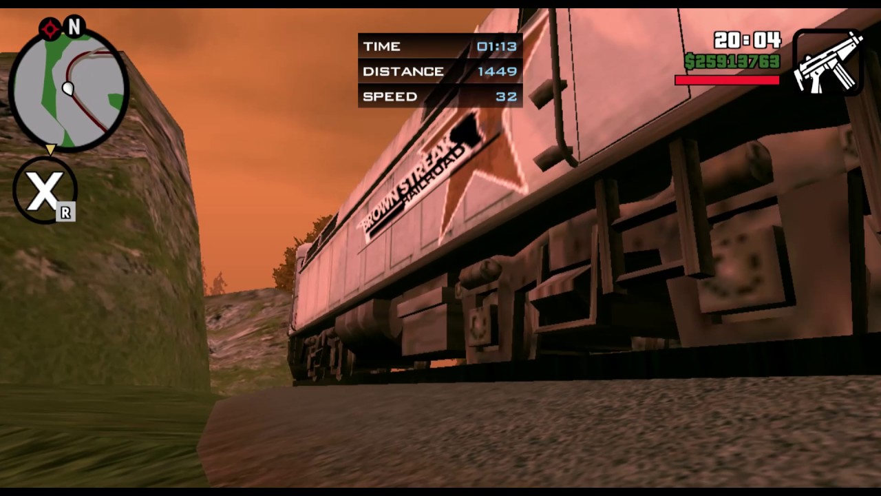 GTA SA Freight Train Challenge - YouTube