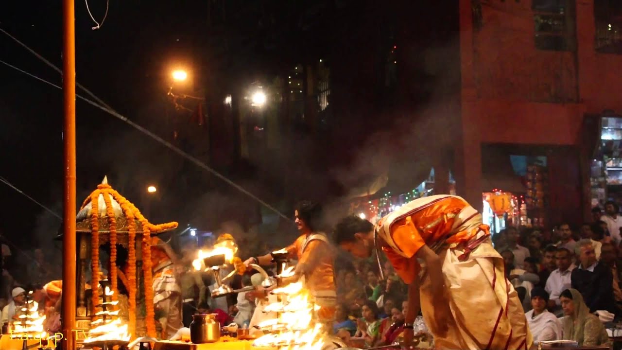 Cérémonie Aarti Varanasi (Inde), Aarti ceremony Varanasi (India ...