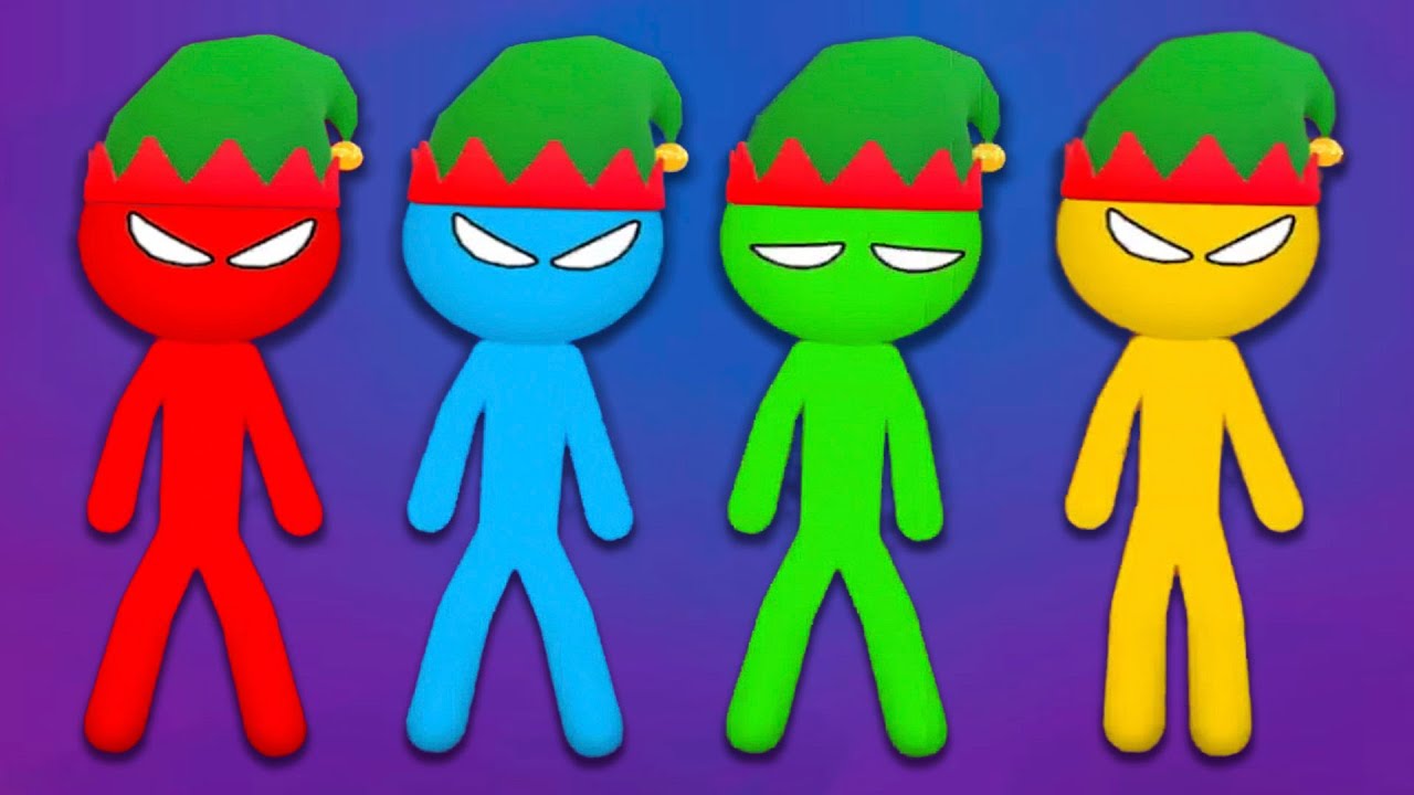 THE BATTLE OF THE EVIL ELVES - Stickman Party 1 2 3 4 Player Games Free ...