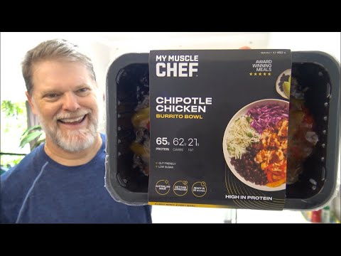 My Muscle Chef Chipotle Chicken Burrito Bowl Review! - YouTube