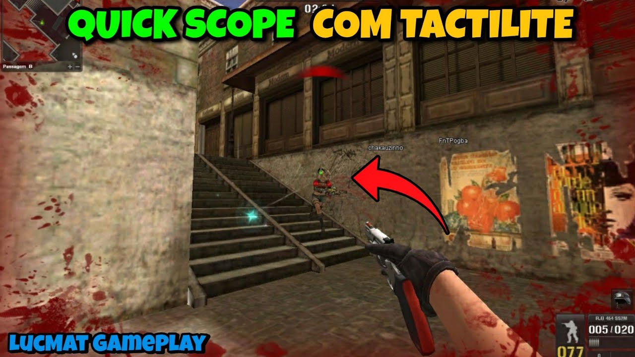 POINT BLANK: QUICK SCOPE COM TACTILITE NO MAPA DOWNTOWN 2 - YouTube