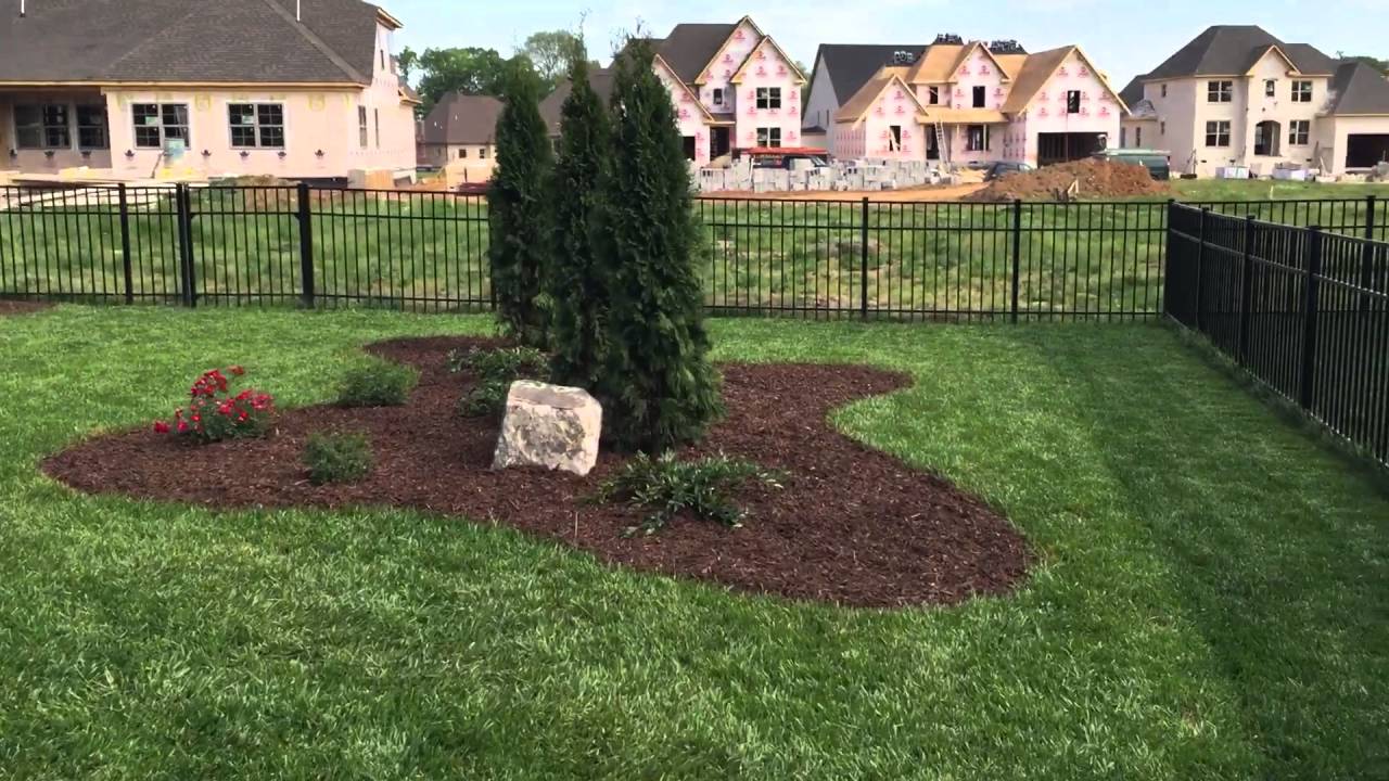 Completed Spring hill tn landscape installation - YouTube