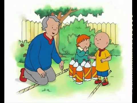 Caillou - Arka Bahçede Bowling Oynuyor