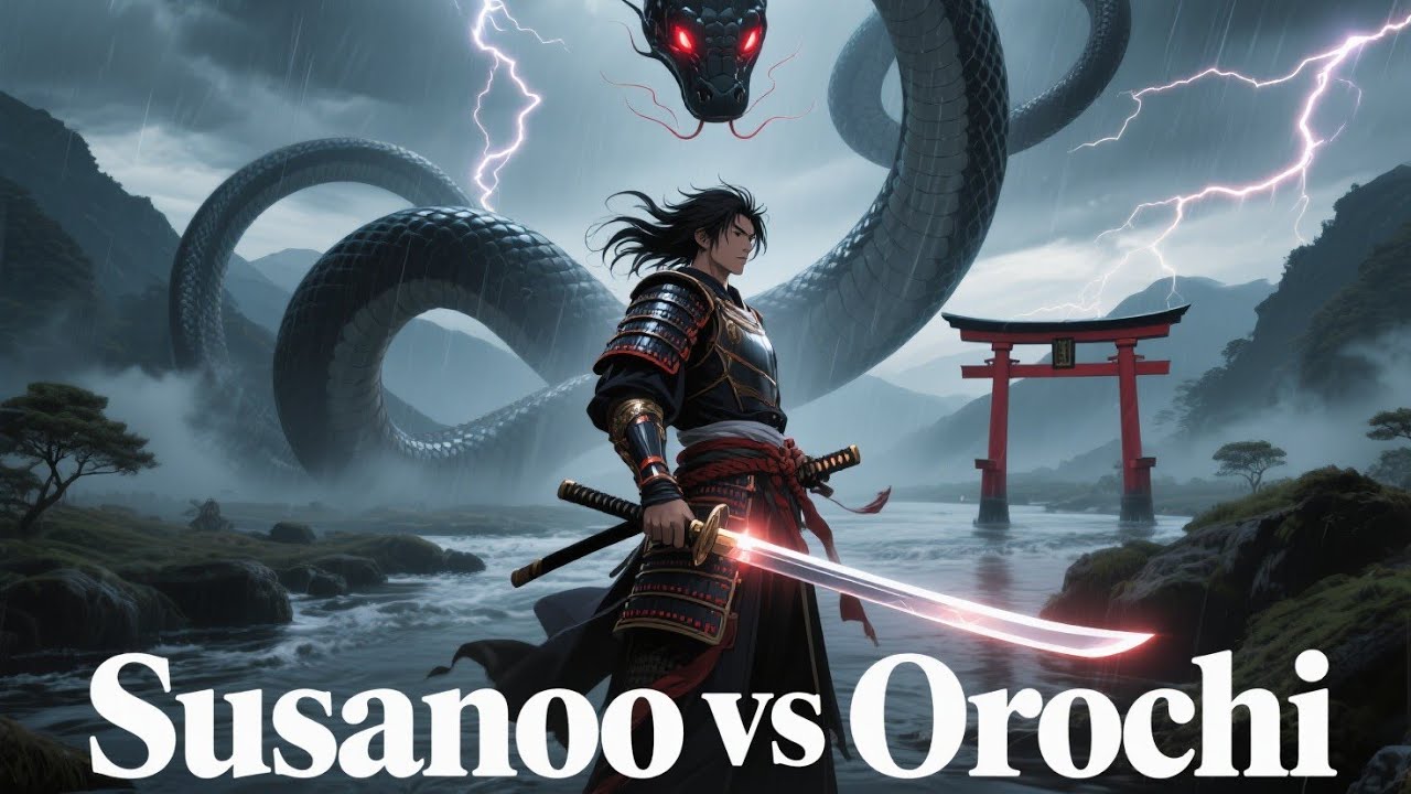 Susanoo vs Orochi – Japanese Mythology Explained ...
