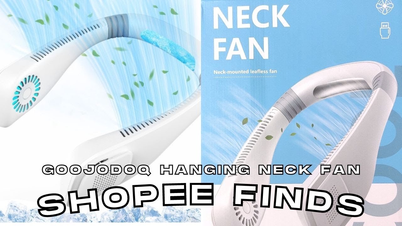 Shopee Finds (Hanging Neck Fan) | GOOJODOQ - YouTube