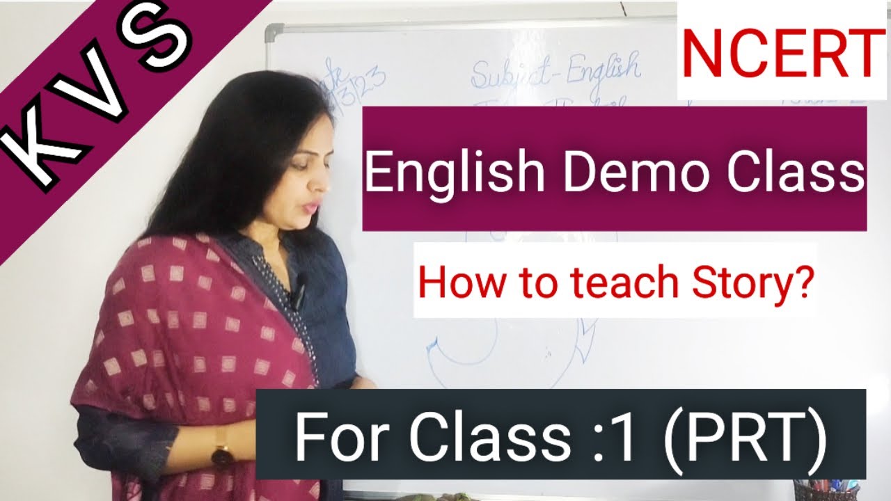 KVS English Demo Class|| How to teach story in English demo… - YouTube