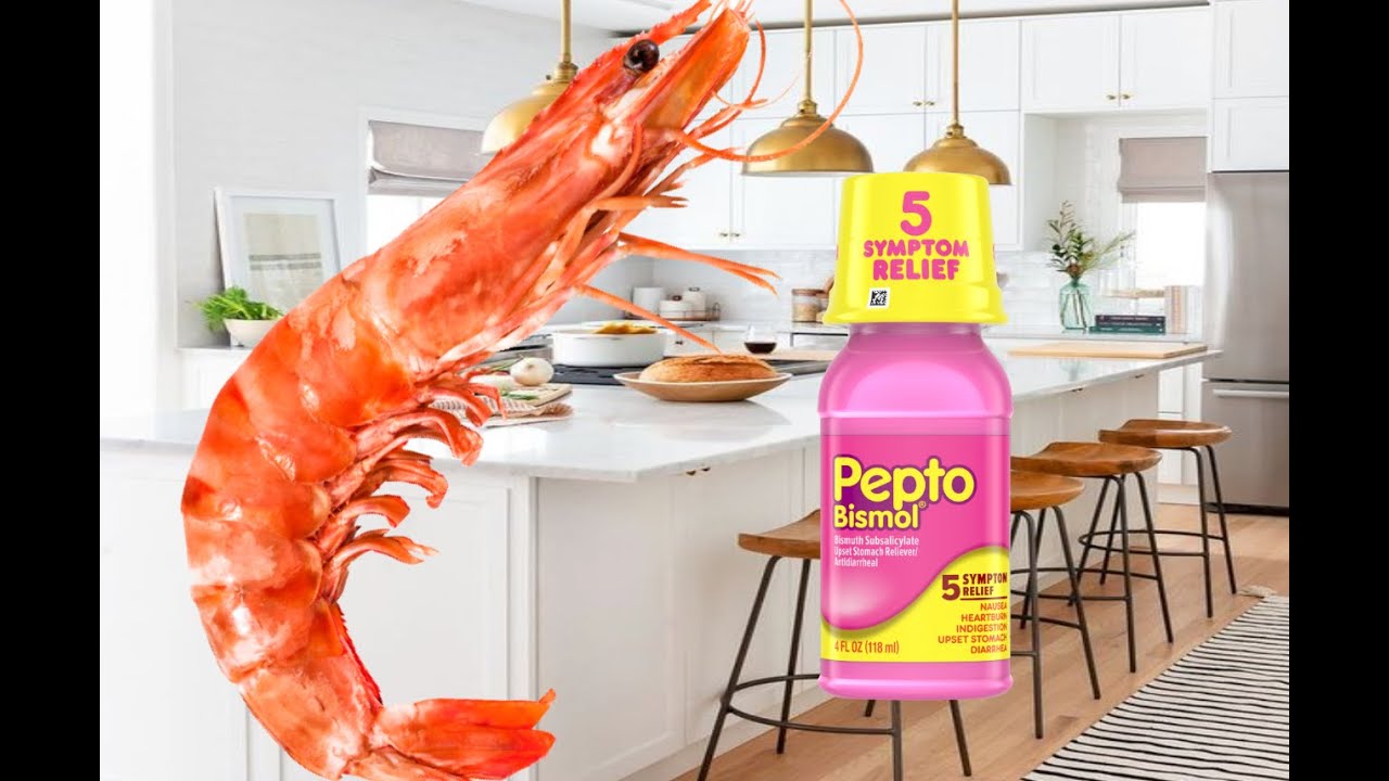 Shrimp tries the Pink sauce - YouTube
