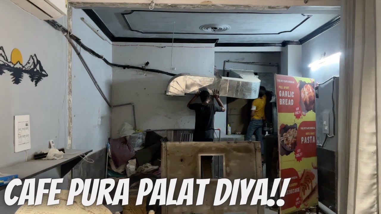 Cafe pura Palat Diya!! - YouTube