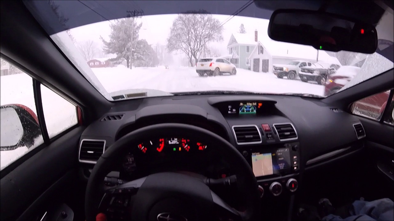 2016 STI Snow day - YouTube