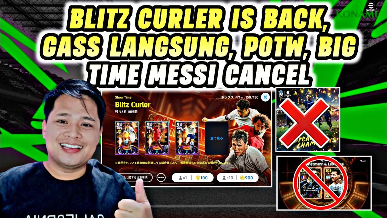 BLITZ CURLER IS BACK, POTW PEDRI TERKUAT? , ROUND 2 FREE EPIC EFOOTBALL ...