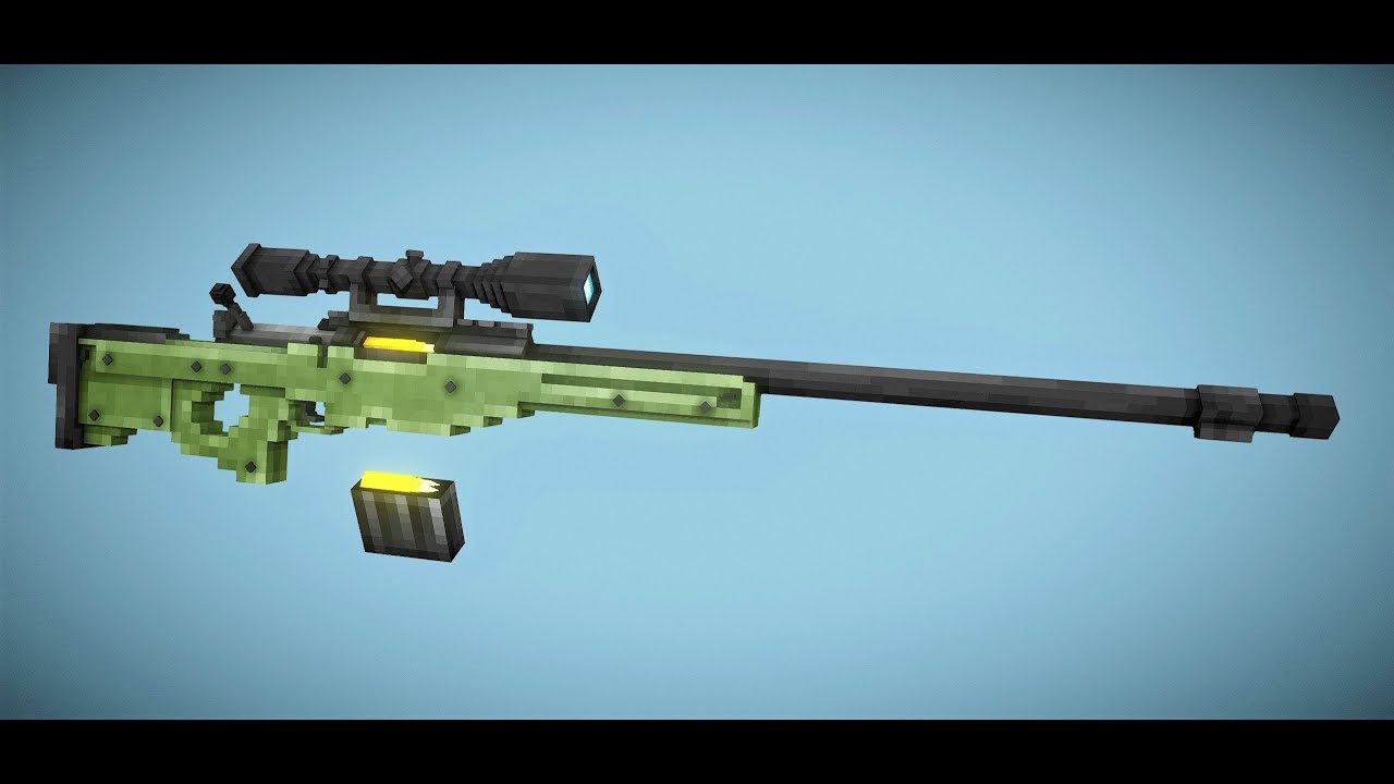 AWM Time Lapse [Minecraft Bedrock Model] - YouTube